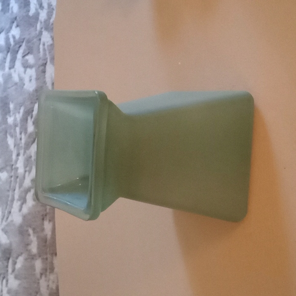 Accents | Vintage Green Frosted Glass 5in Vase | Poshmark